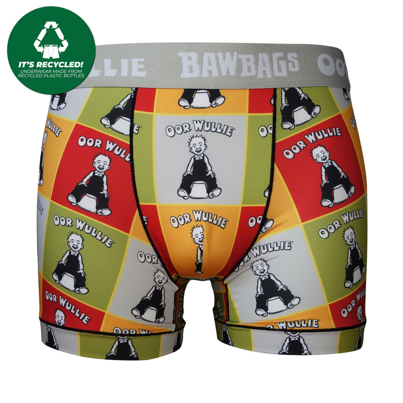 Oor Wullie Bucket Technical Mens Boxer Shorts - Bawbags