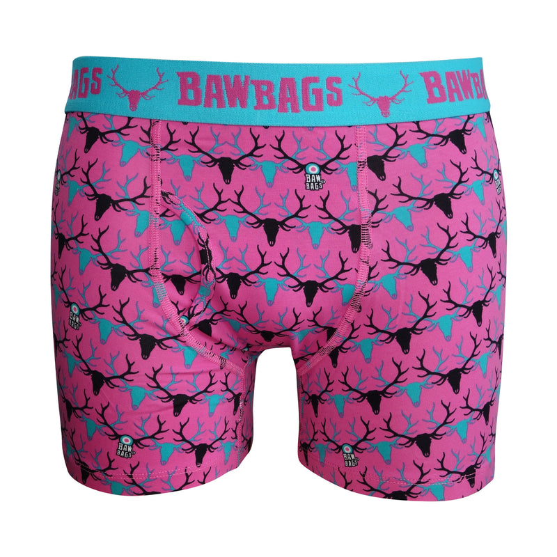 3 Pack of Stag Boxer Shorts, Briefs - Bawbags